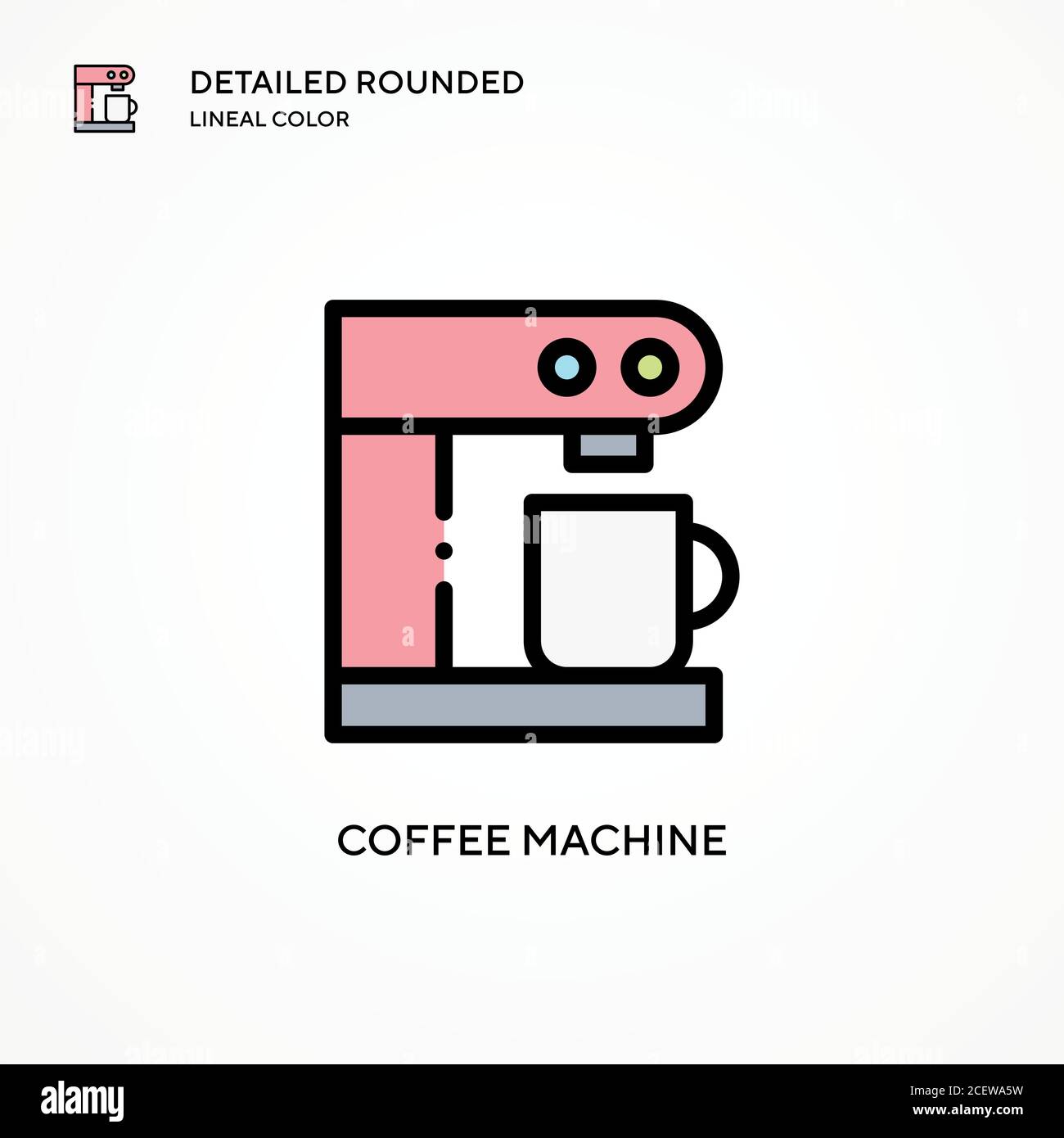 Pouring coffee milk glass Stock Vector Images - Alamy
