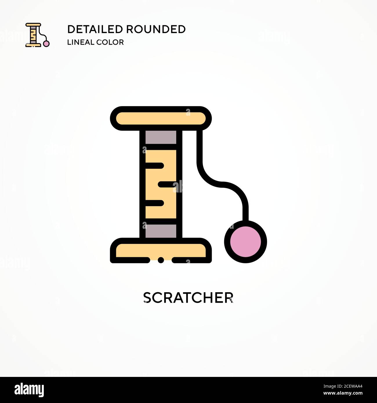 Back scratcher ladder vector vectors Cut Out Stock Images & Pictures ...