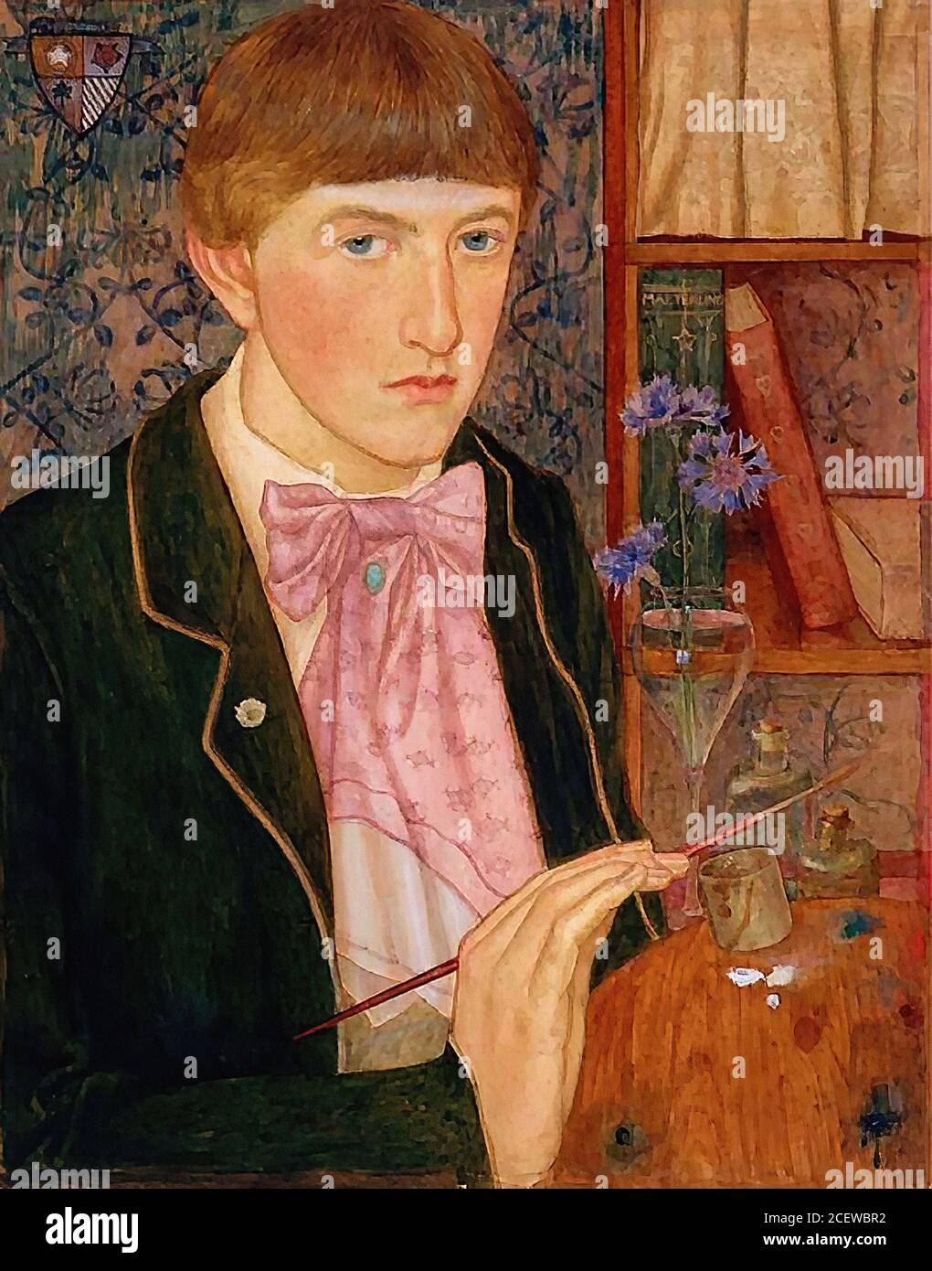 Armfield Maxwell - Self Portrait - British School - 19th Century Stock ...