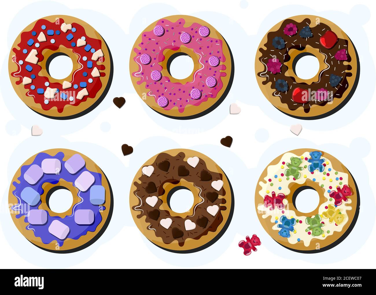 Gift set fresh fruit Stock Vector Images - Alamy