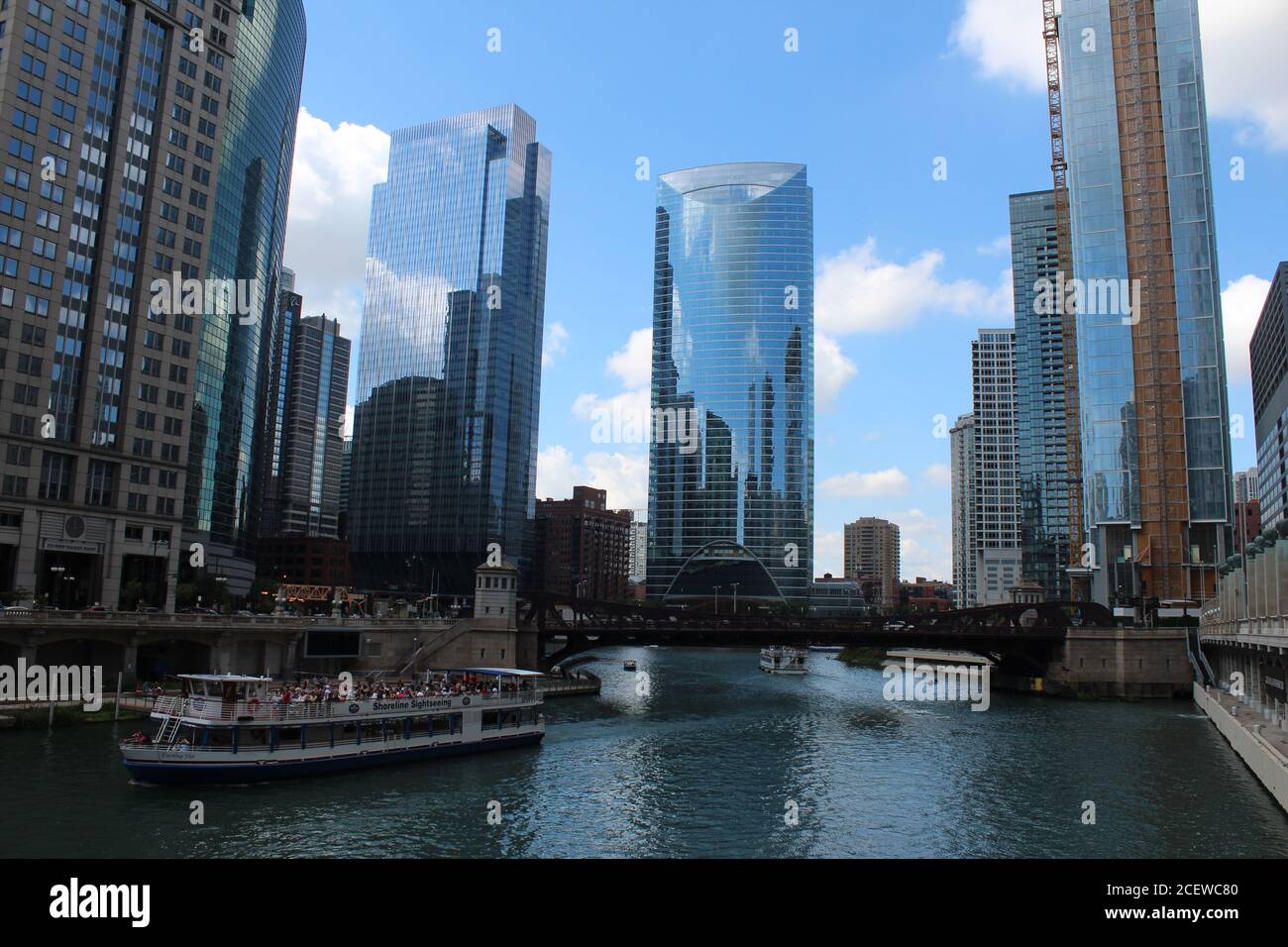Labor Day on the Chicago River Stock Photo - Alamy