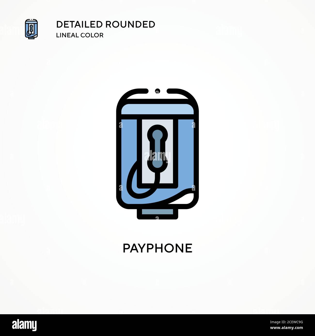 Payphone vector icon. Modern vector illustration concepts. Easy to edit ...