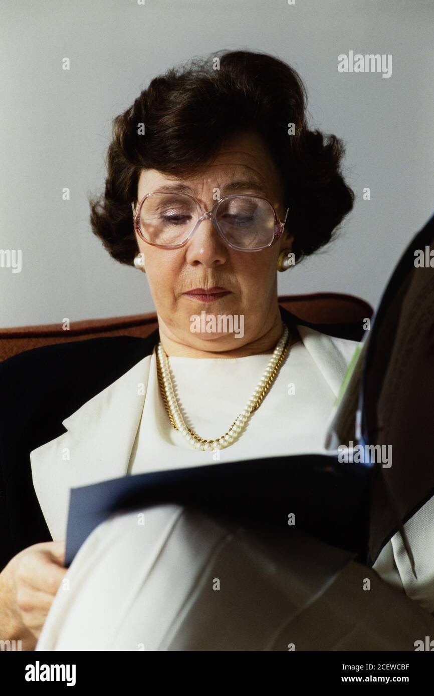 Baroness Emily Blatch being interviewed in her office as Minister of ...