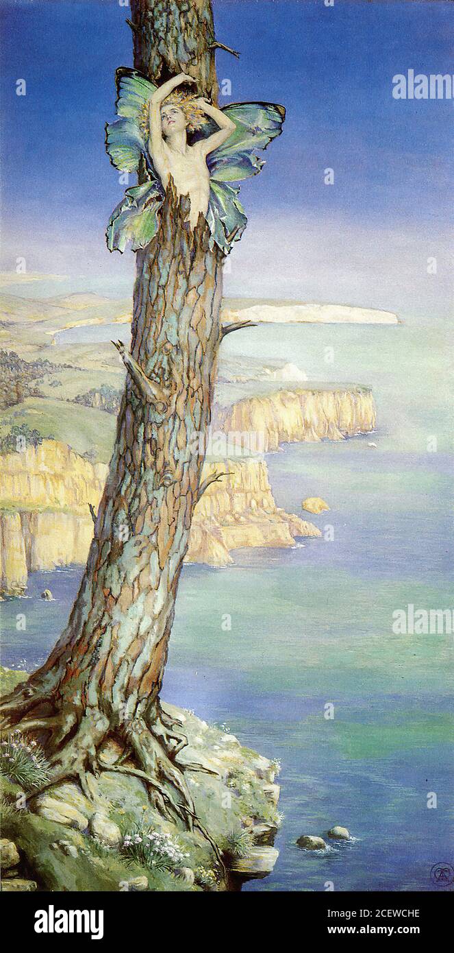 Atkinson Maud Tindal - Ariel - British School - 19th Century Stock ...