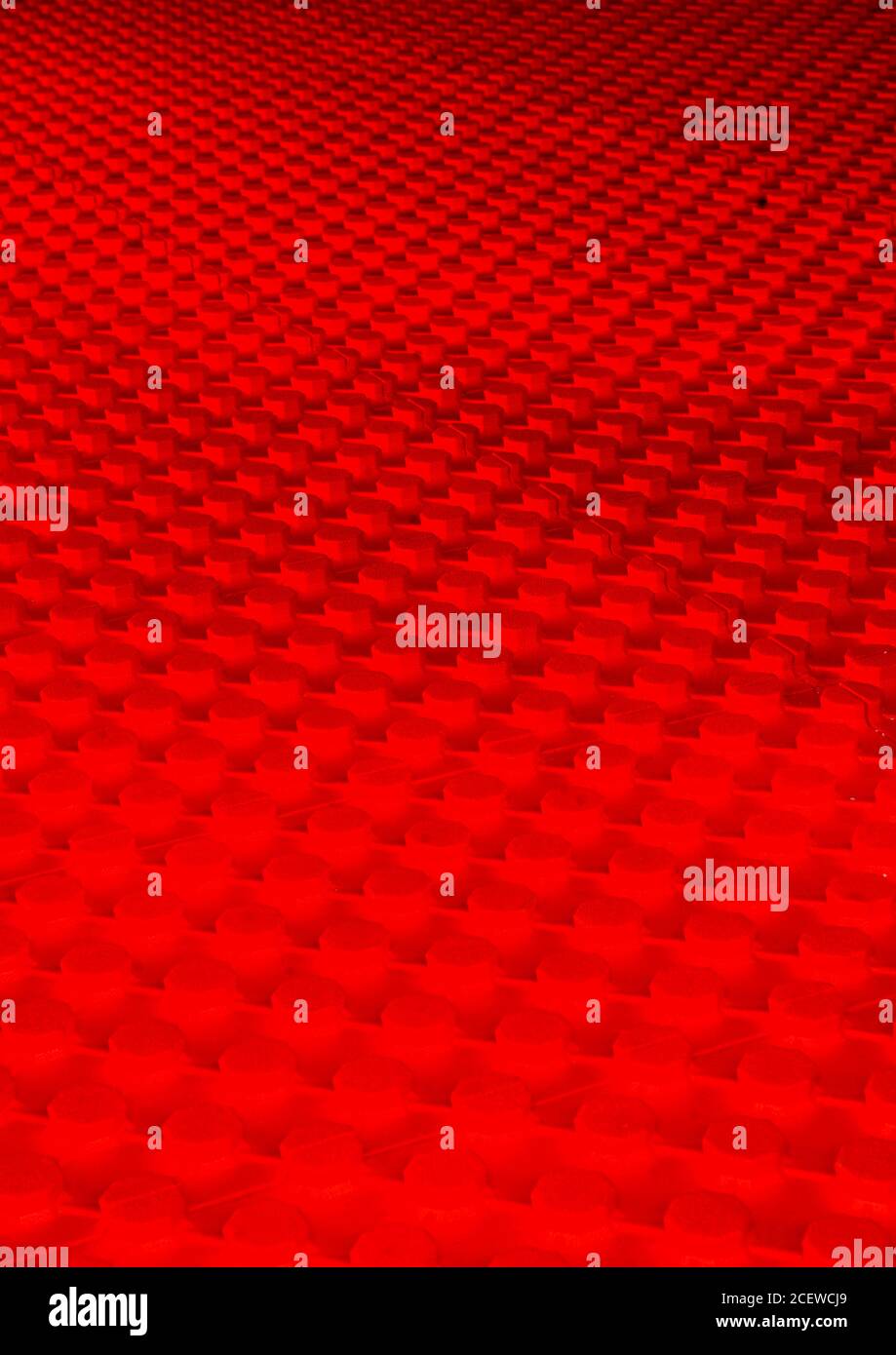 red Polystyrene thermal insulation on a floor image Stock Photo - Alamy