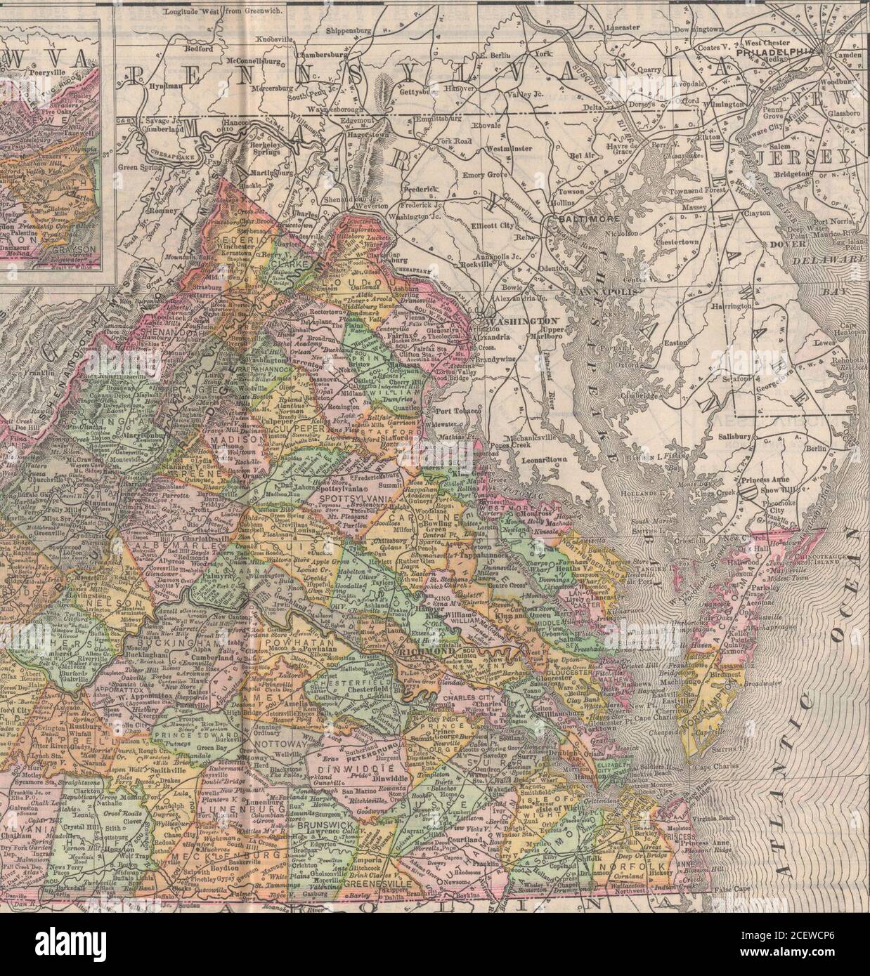 . Portfolio of maps of Spofford's new cabinet cyclopaedia : containing ...