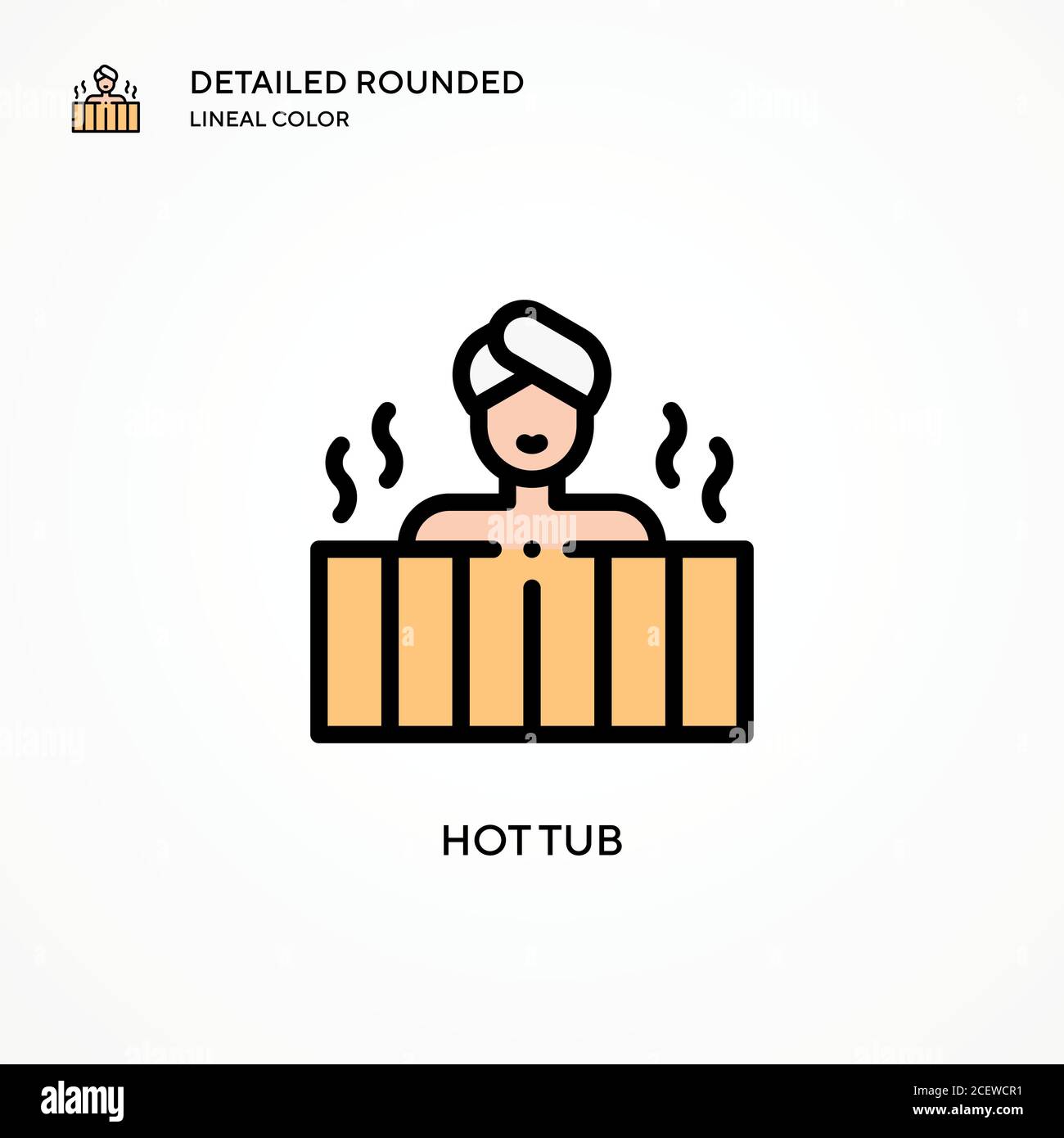 Wellness spa outside Stock Vector Images - Alamy