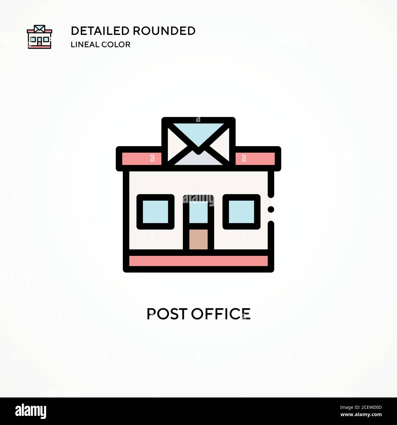 Post office vector icon. Modern vector illustration concepts. Easy to ...