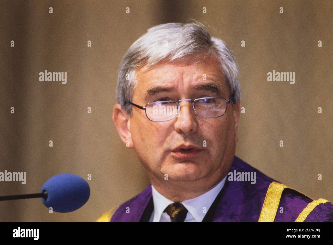 Sir Anthony Booth at Thames Valley University. 17 November 1993. Photo ...