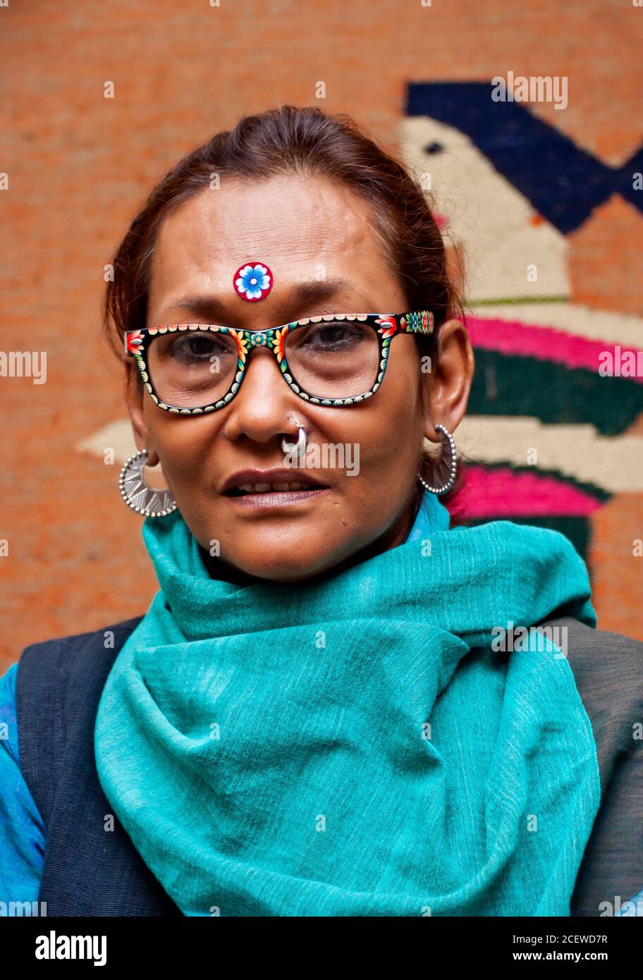 Bangladesh – February 16, 2014: Portrait of Bibi Russell a Bangladeshi ...
