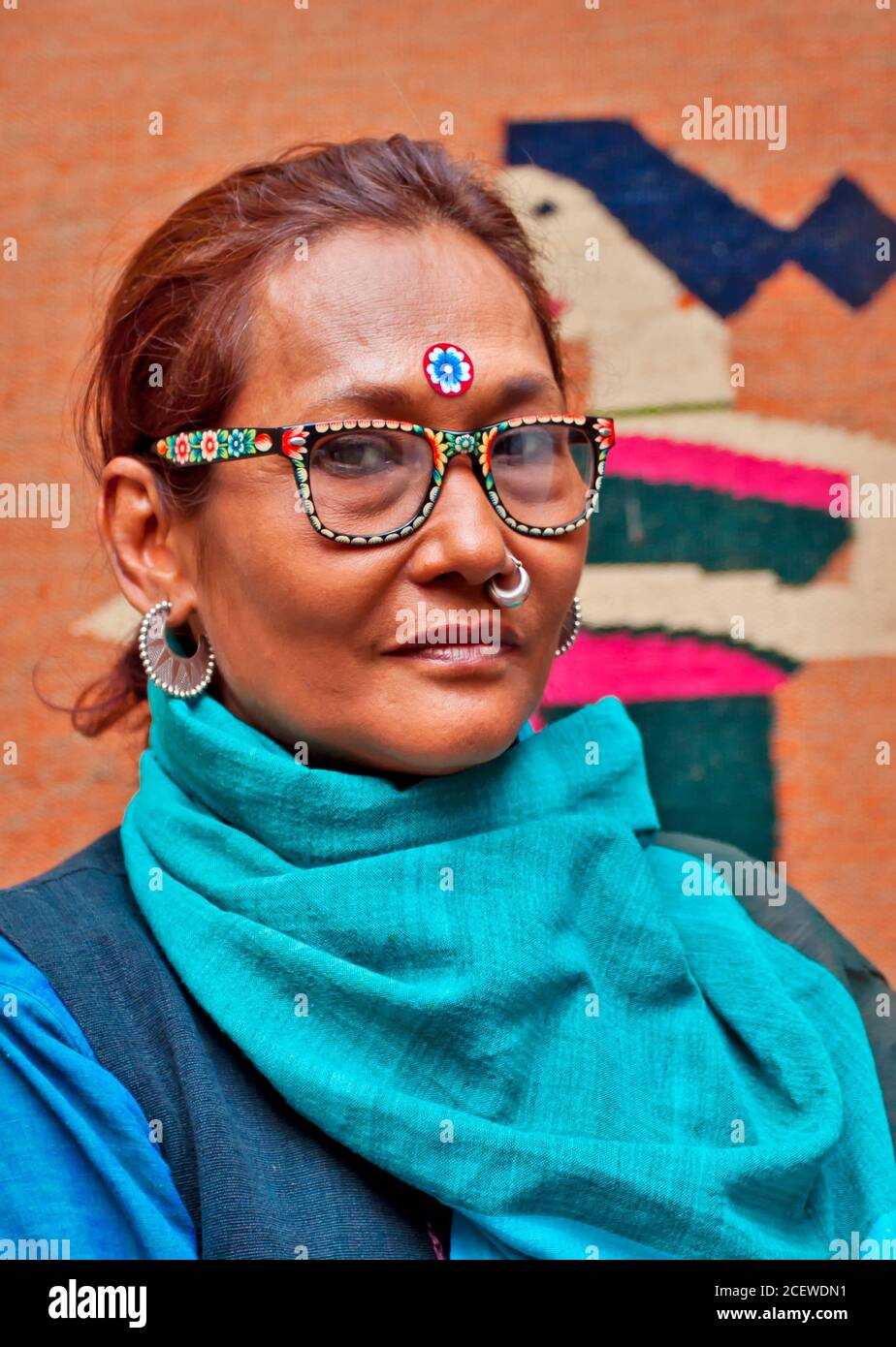 Bangladesh – February 16, 2014: Portrait of Bibi Russell a Bangladeshi ...