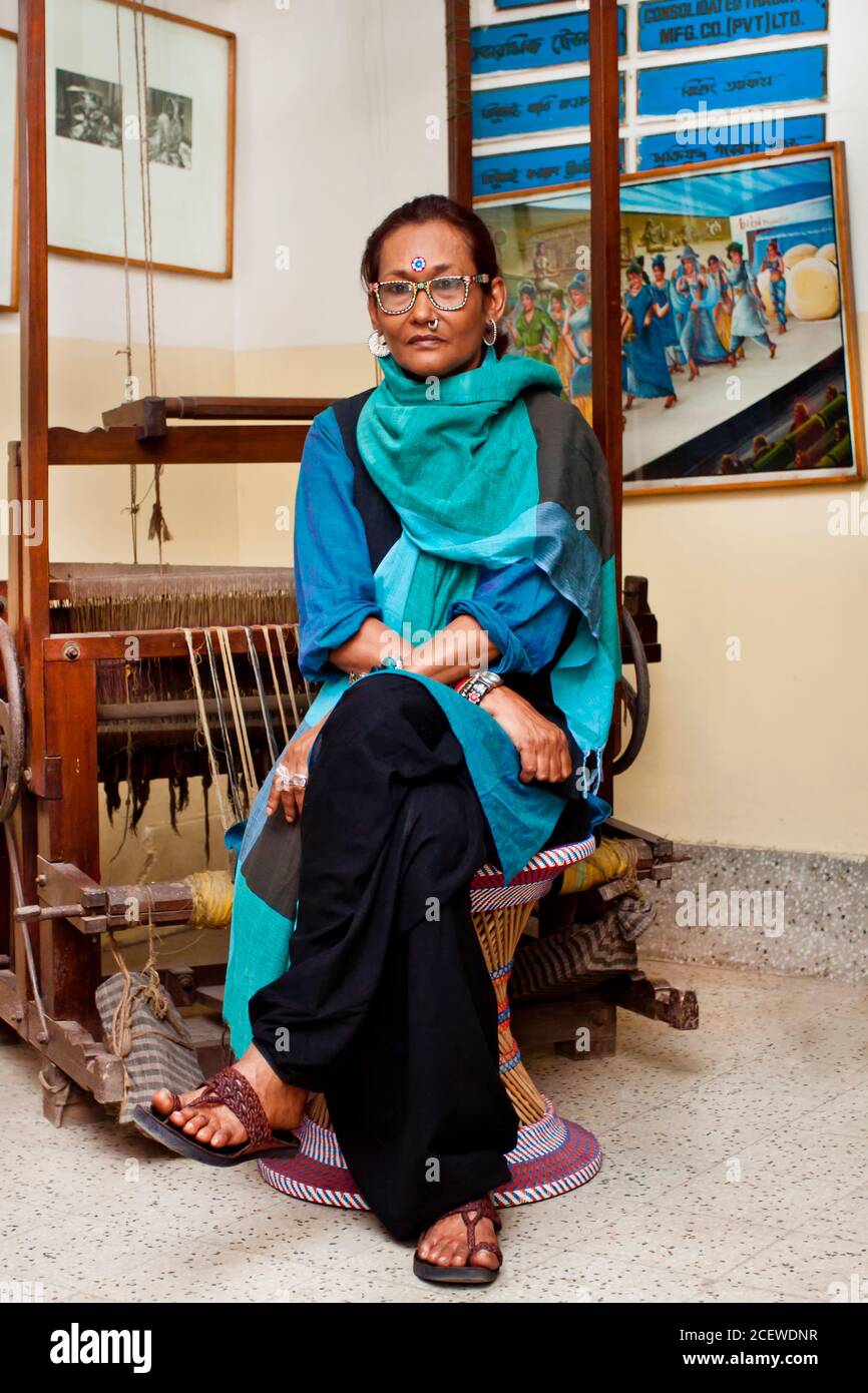 Bangladesh – February 16, 2014: Portrait of Bibi Russell a Bangladeshi ...