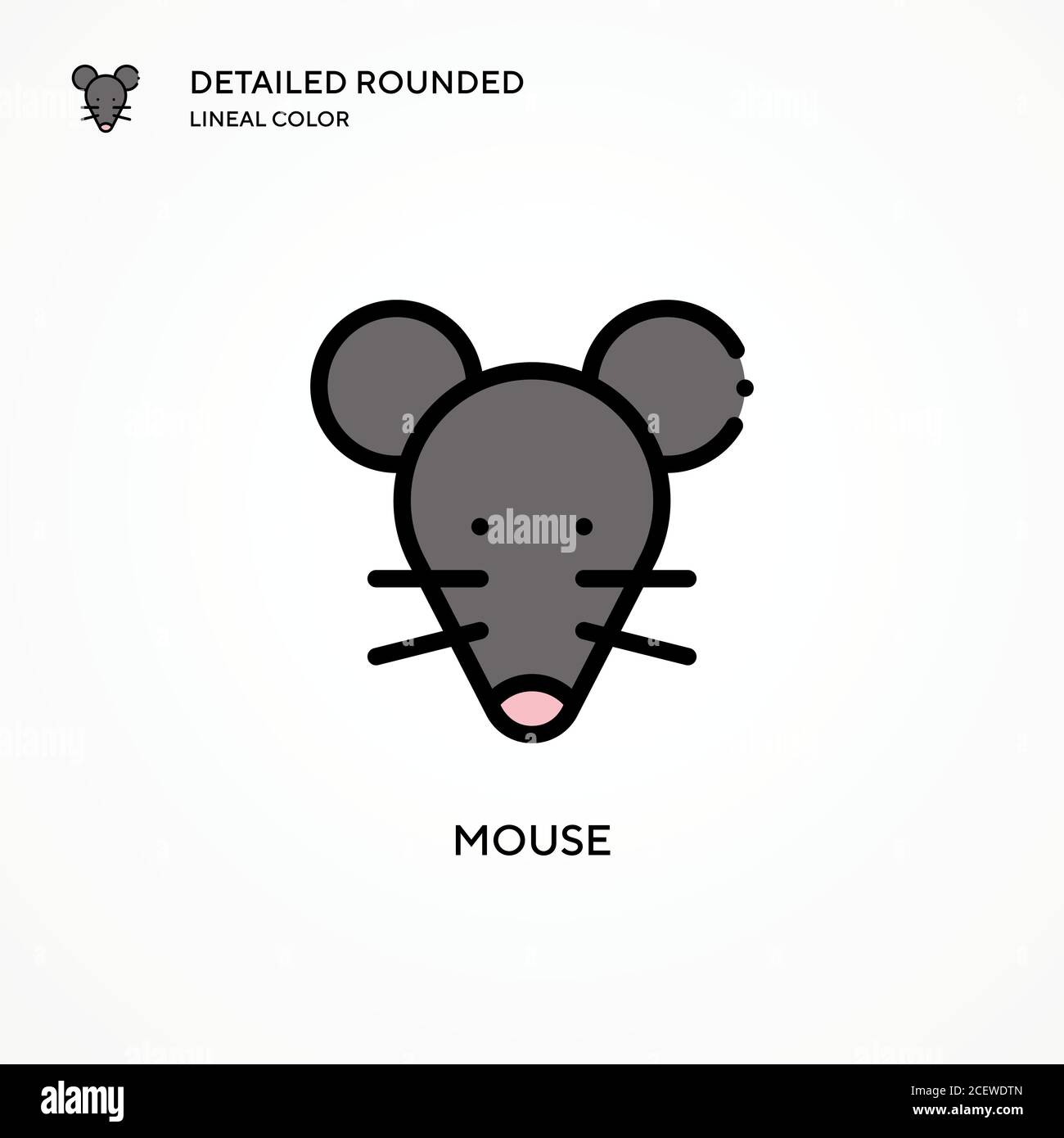 Mouse vector icon. Modern vector illustration concepts. Easy to edit ...