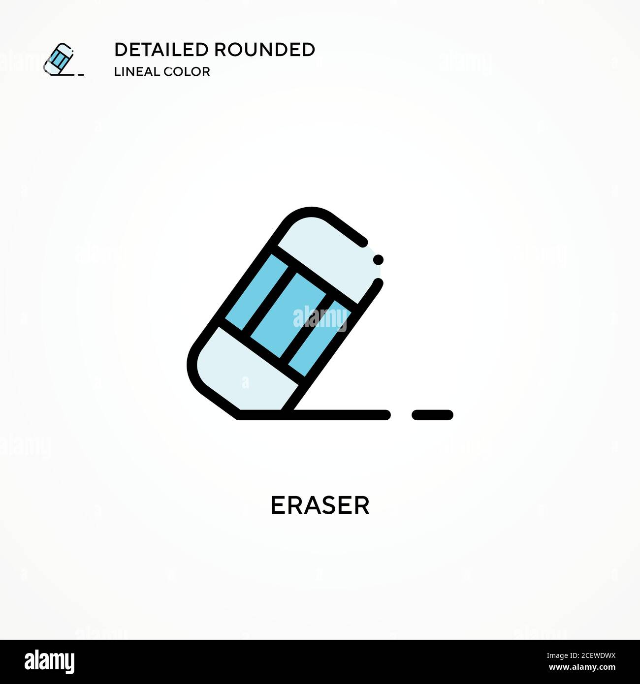 Eraser vector icon. Modern vector illustration concepts. Easy to edit ...