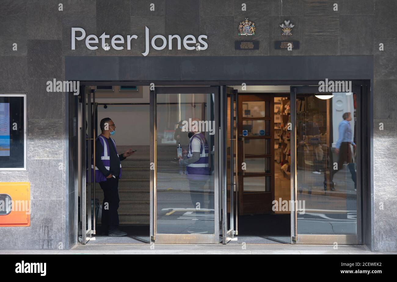 Peter jones entrance hi-res stock photography and images - Alamy