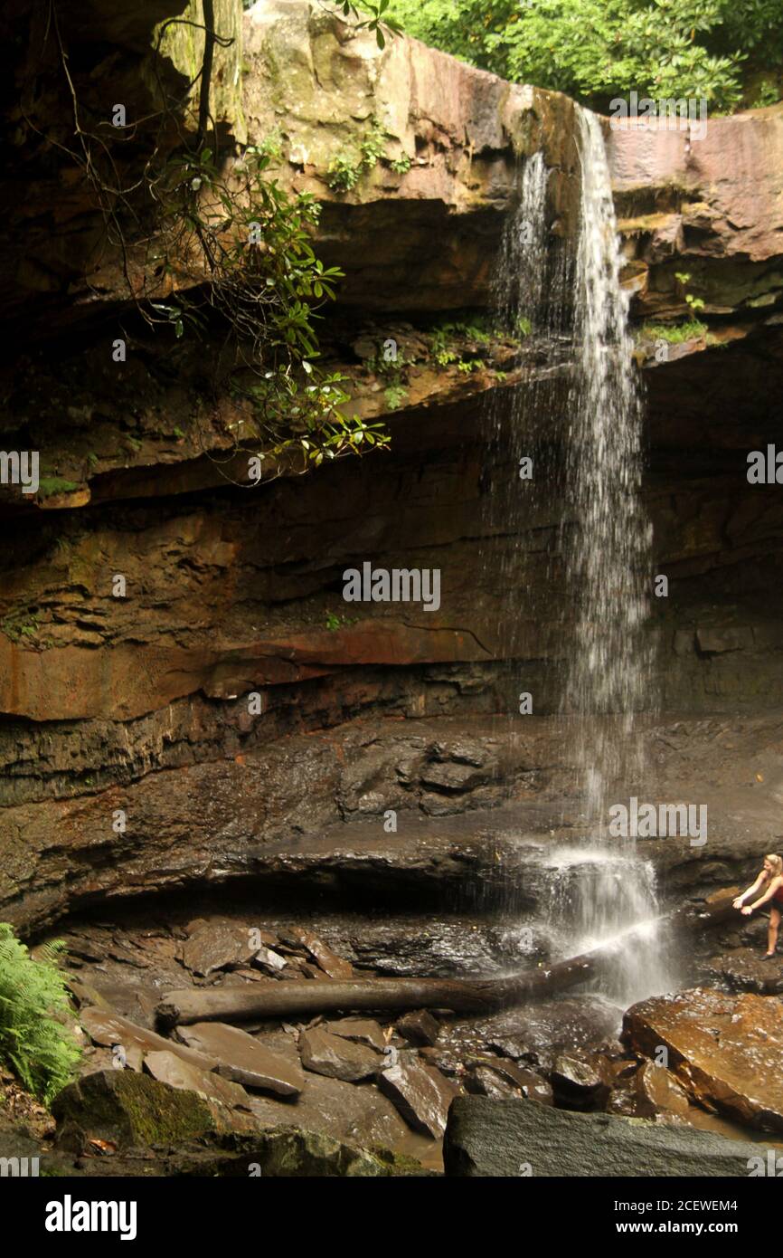 The Cucumber Falls at Ohiopyle State Park, PA, USA Stock Photo - Alamy