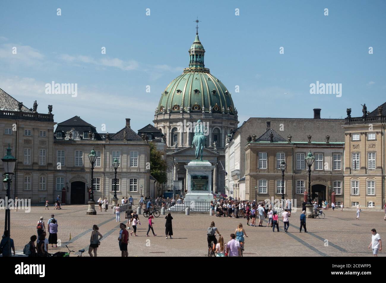 Fredericks Church also known as the Marble Church in Copenhagen Stock ...
