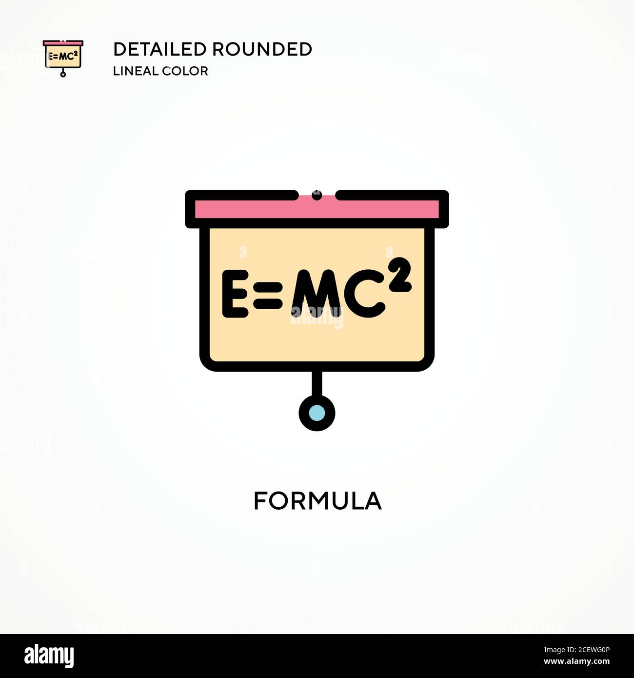 Formula vector icon. Modern vector illustration concepts. Easy to edit ...