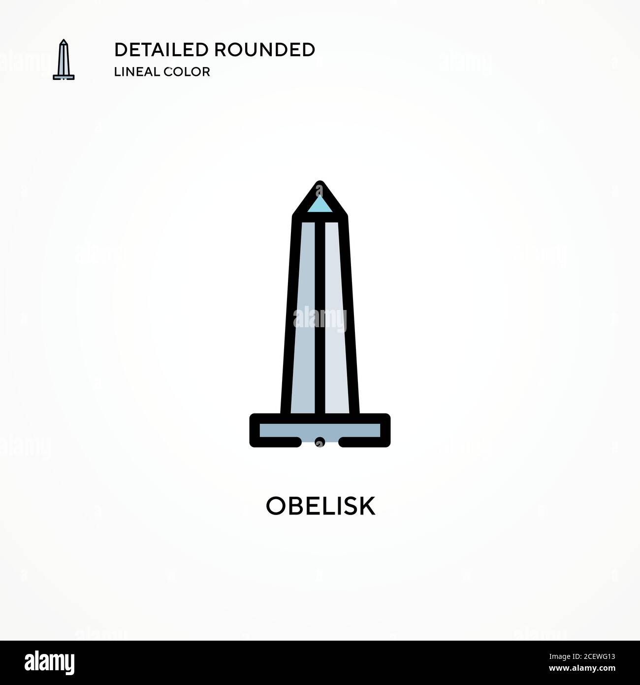 Obelisk vector icon. Modern vector illustration concepts. Easy to edit ...
