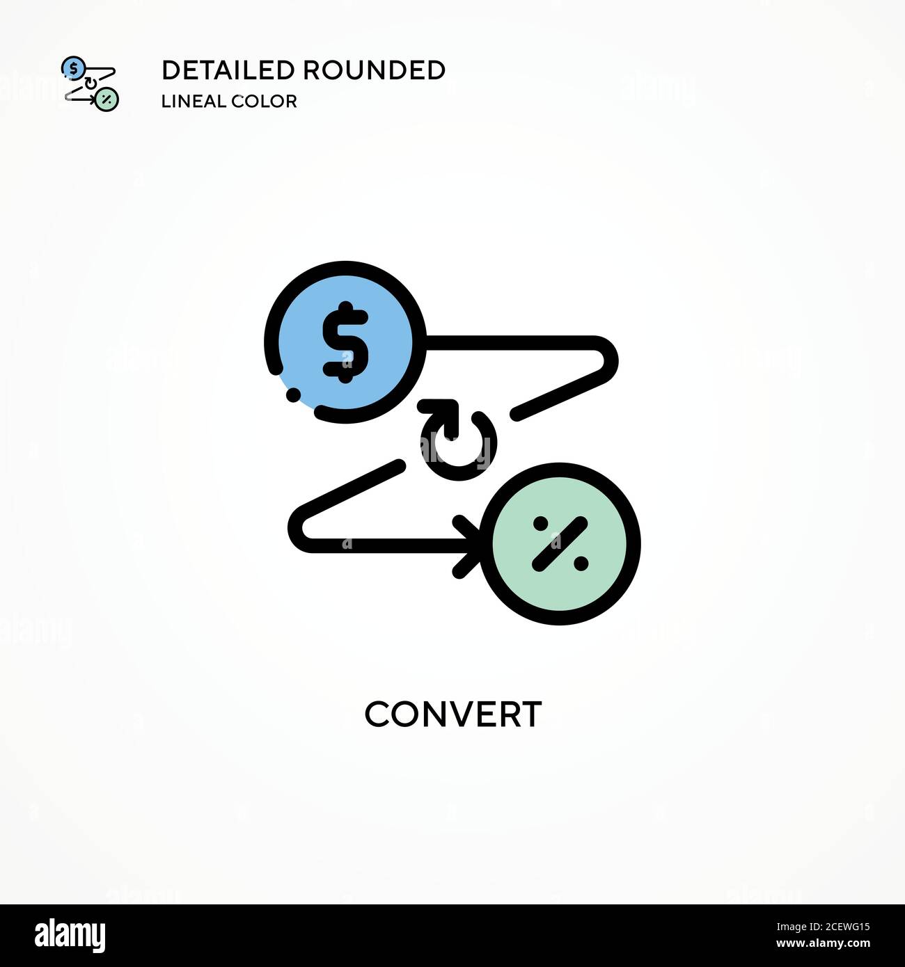 Convert vector icon. Modern vector illustration concepts. Easy to edit ...