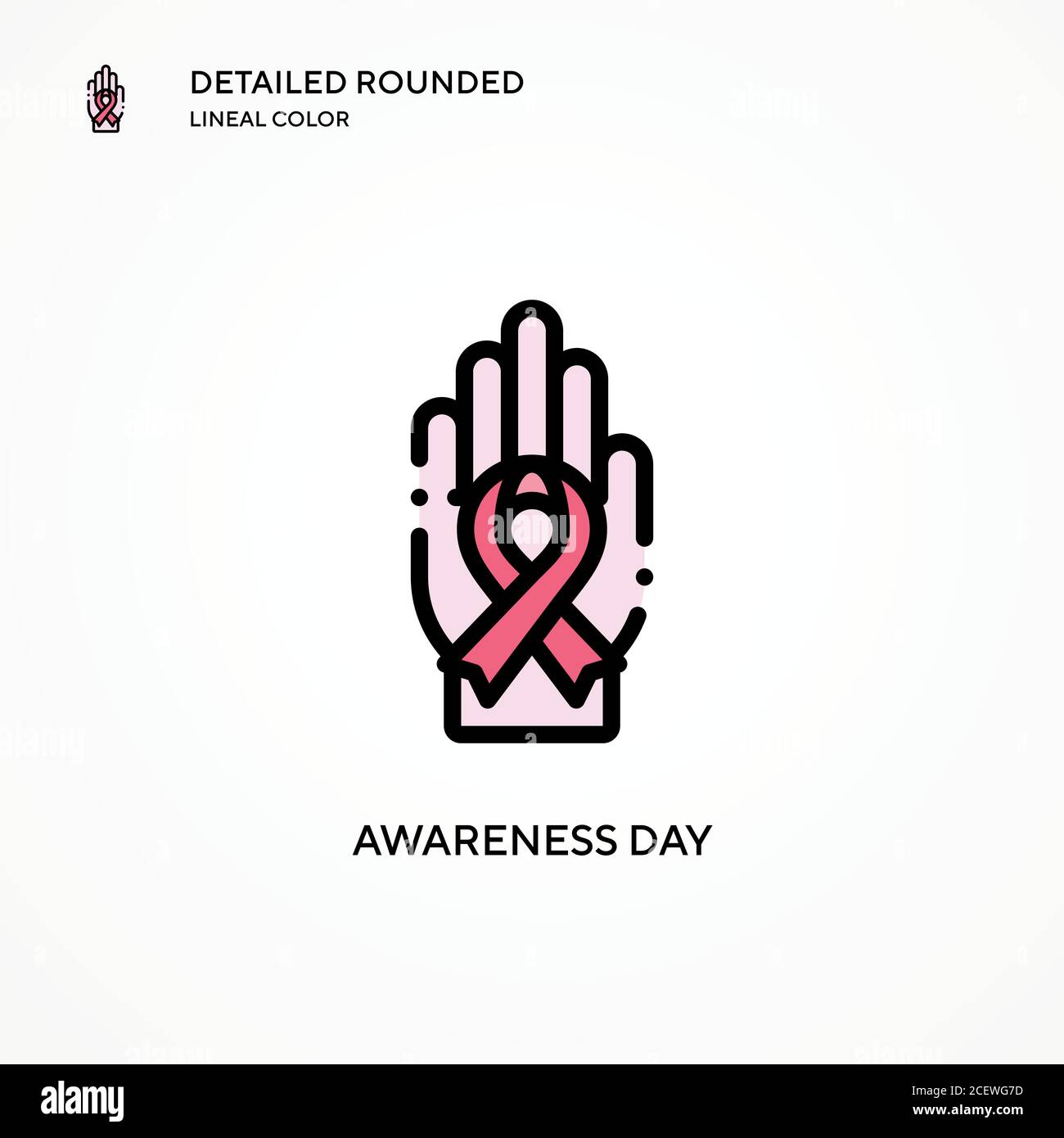 Awareness day vector icon. Modern vector illustration concepts. Easy to ...