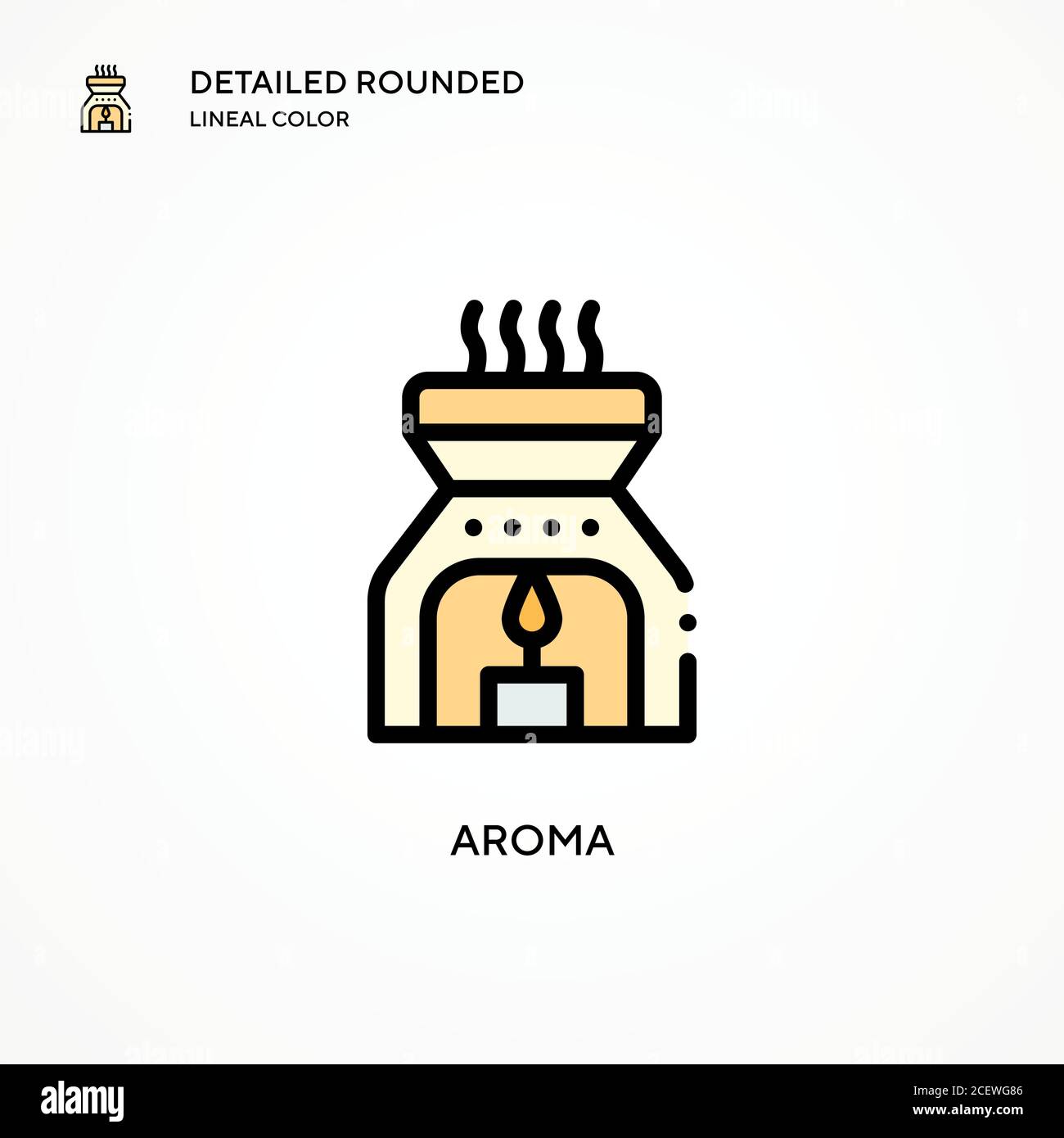 Aroma vector icon. Modern vector illustration concepts. Easy to edit ...