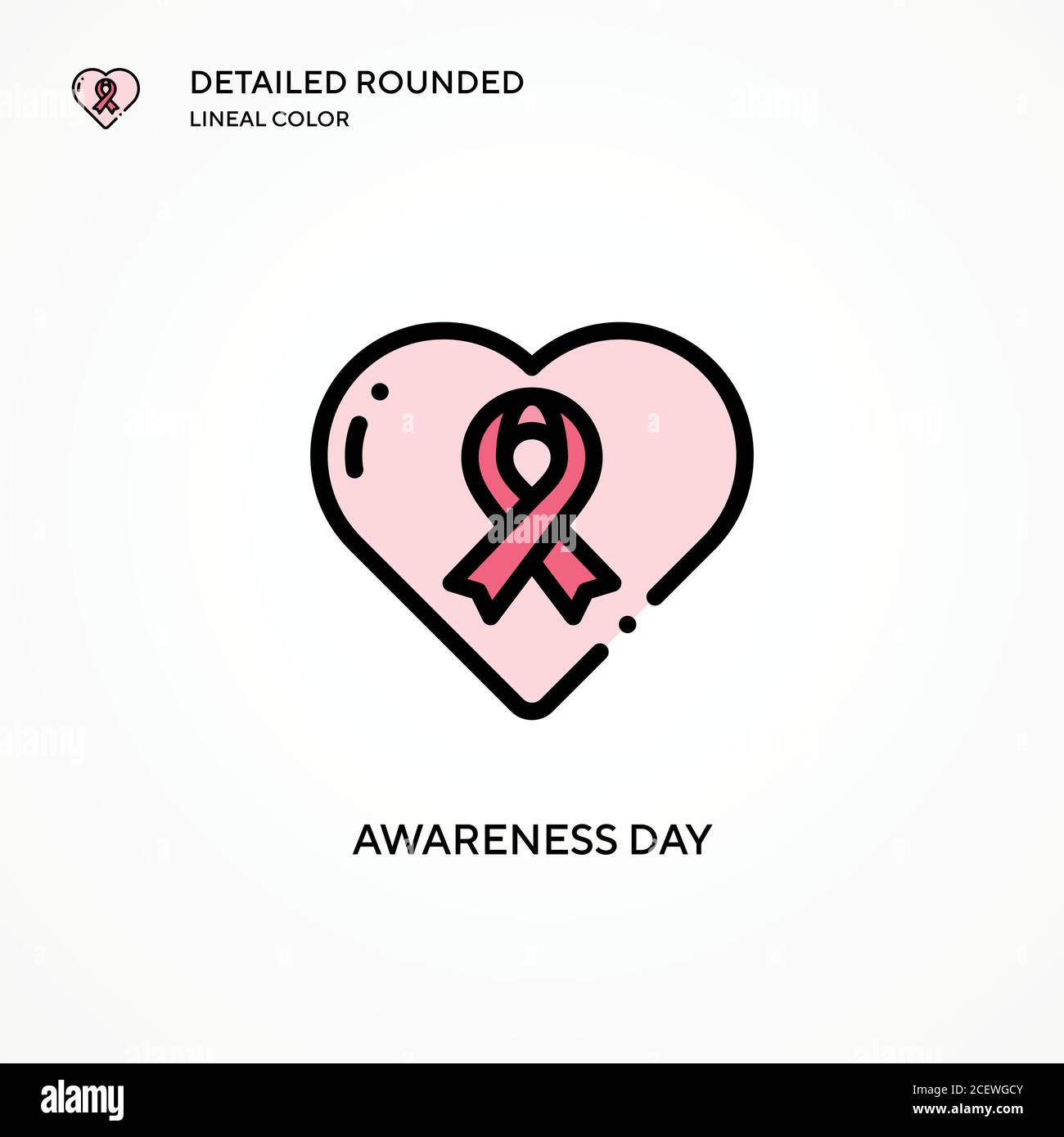 Awareness day vector icon. Modern vector illustration concepts. Easy to ...