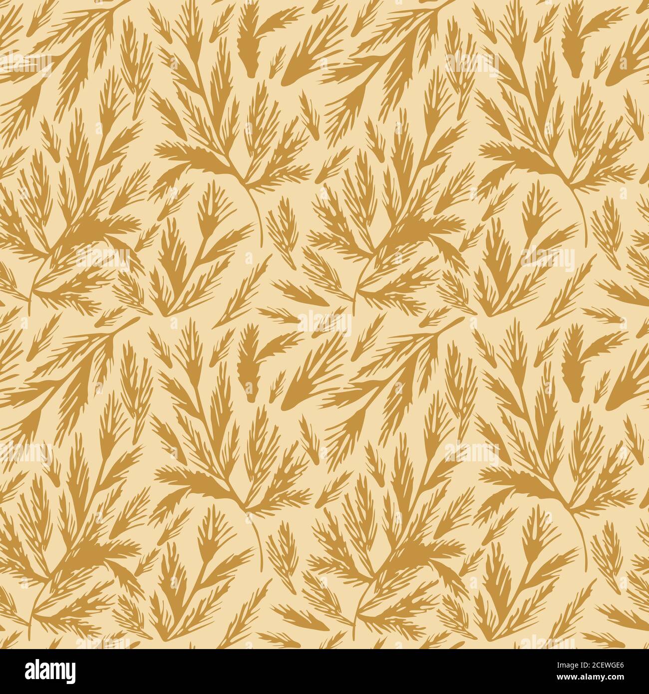 A seamless pattern with leaf. green leaves ornament. Seamless floral ...