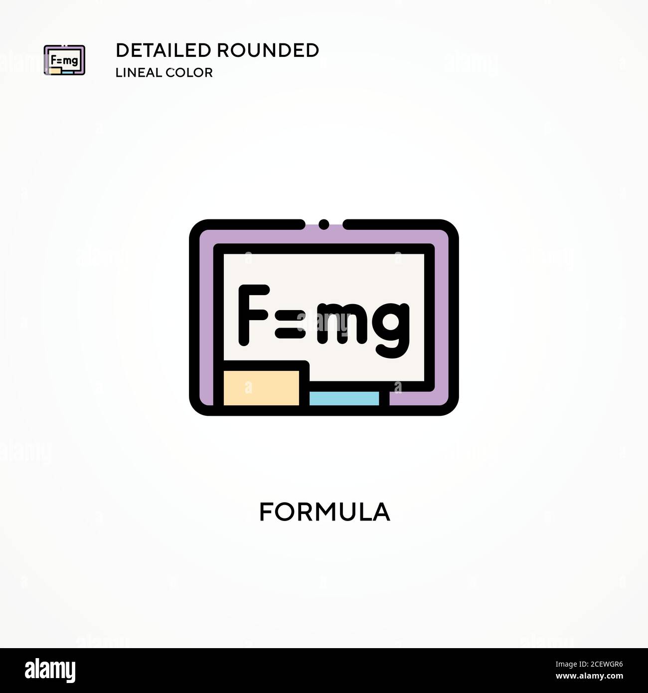Formula vector icon. Modern vector illustration concepts. Easy to edit ...