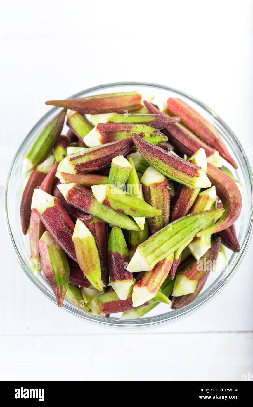 Red Okra High Resolution Stock Photography and Images - Alamy