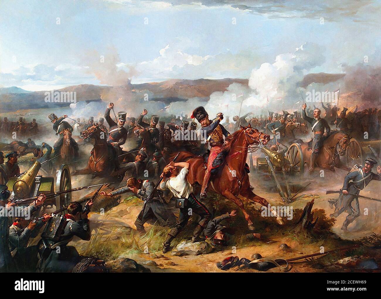 Charge of the light brigade painting hi-res stock photography and ...