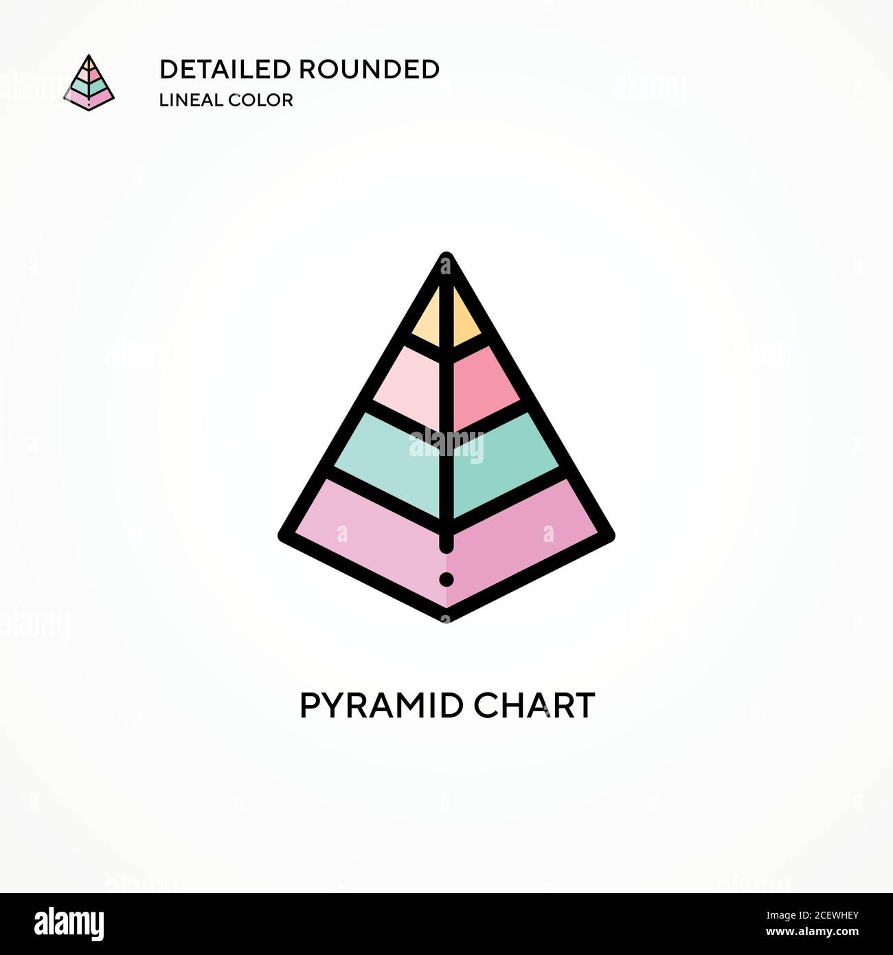 Pyramidal process Stock Vector Images - Alamy