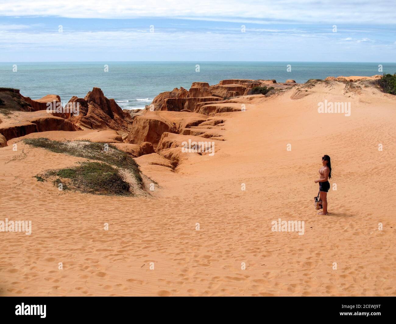 northeastern brazilian - bebibe, ceara, brazil cliffs - beaches and ...