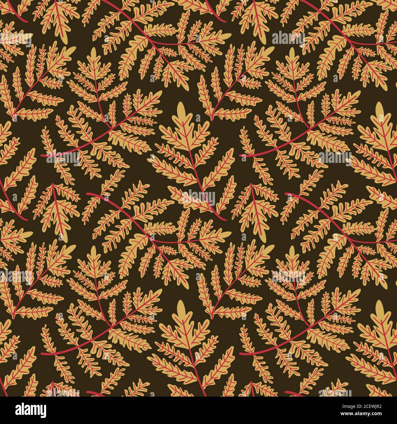 Bracken Stock Vector Images - Alamy