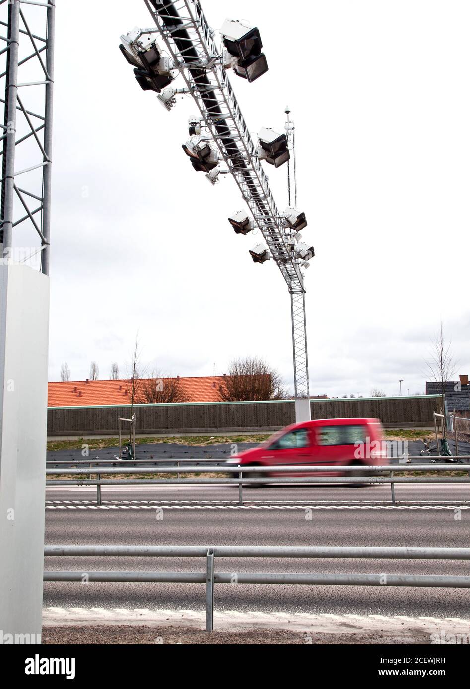 Pay cameras, pay stations, by a road. Photo Jeppe Gustafsson Stock ...