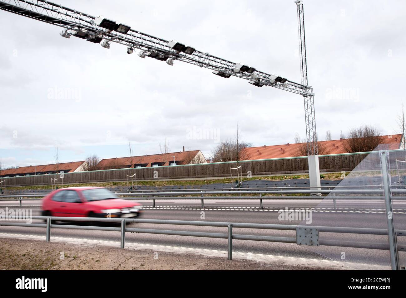 Pay cameras, pay stations, by a road. Photo Jeppe Gustafsson Stock ...
