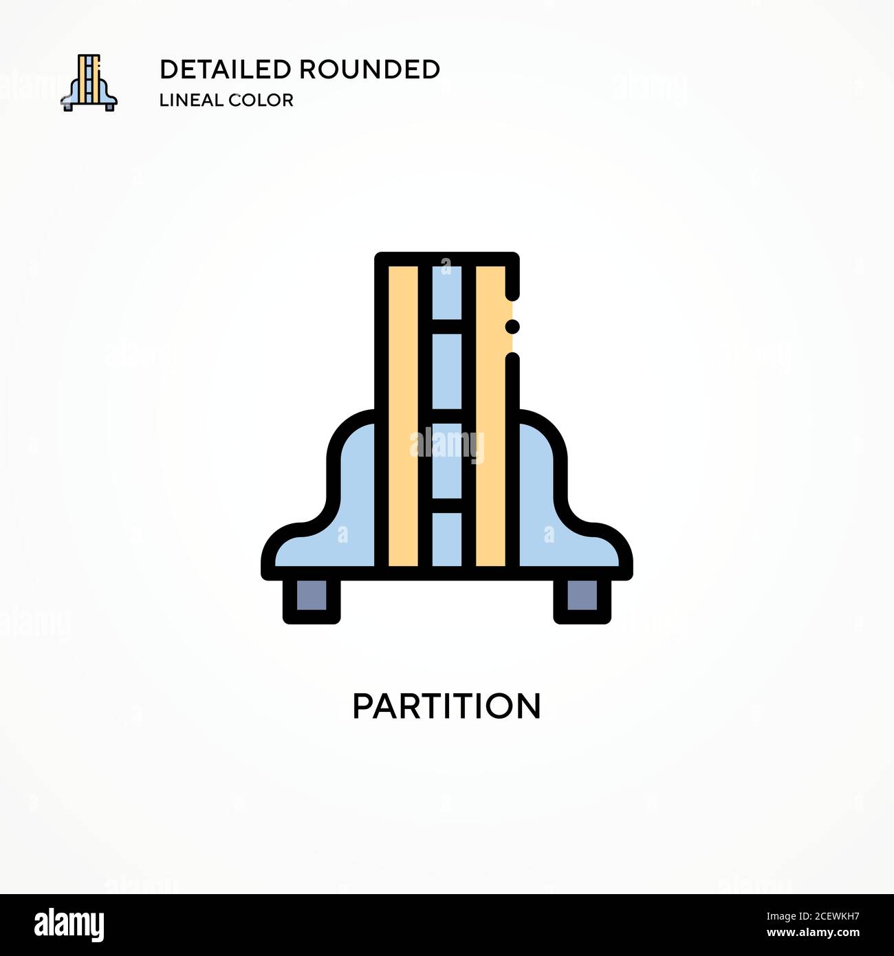 Partition vector icon. Modern vector illustration concepts. Easy to ... Partition vector icon. Modern vector illustration concepts. Easy to ...