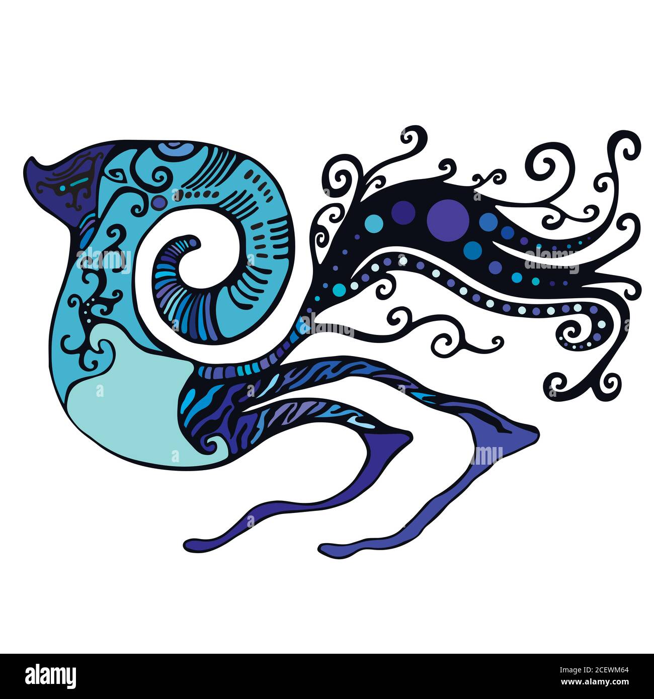 Fairy tale creature, magic, animal,isolated Stock Vector Image & Art ...