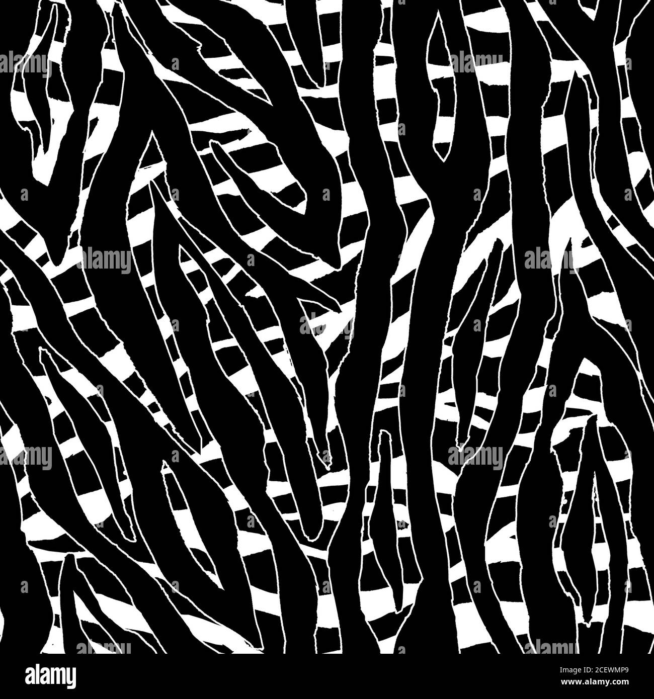 Hand drawn ink wavy Black and White Stock Photos & Images - Alamy