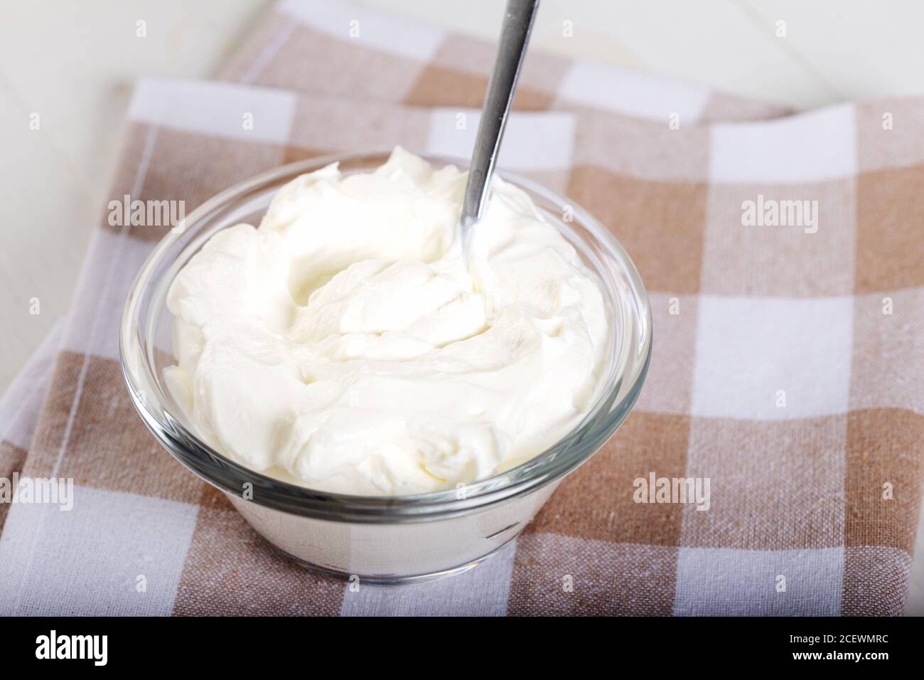 Yogurt close up creamy hi-res stock photography and images - Alamy