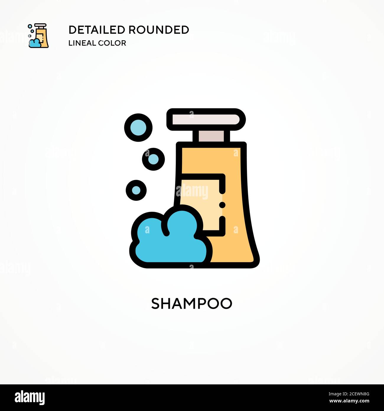 Shampoo vector icon. Modern vector illustration concepts. Easy to edit ...