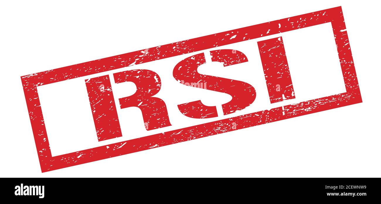 RSI red grungy rectangle stamp sign Stock Photo - Alamy