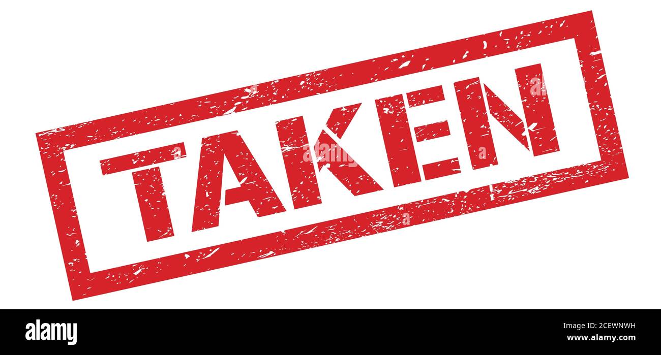 Taken stamp hi-res stock photography and images - Alamy