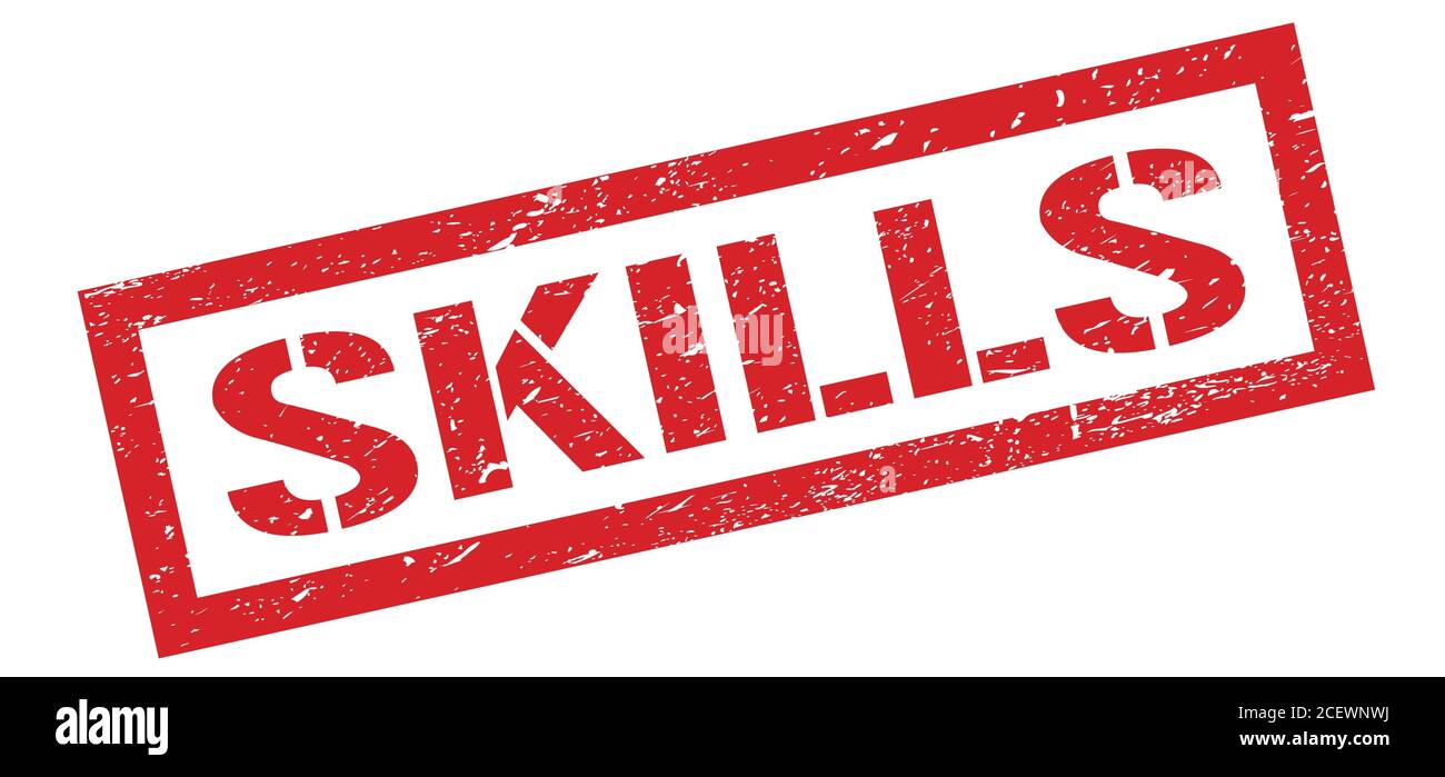 Skills stamp hi-res stock photography and images - Alamy