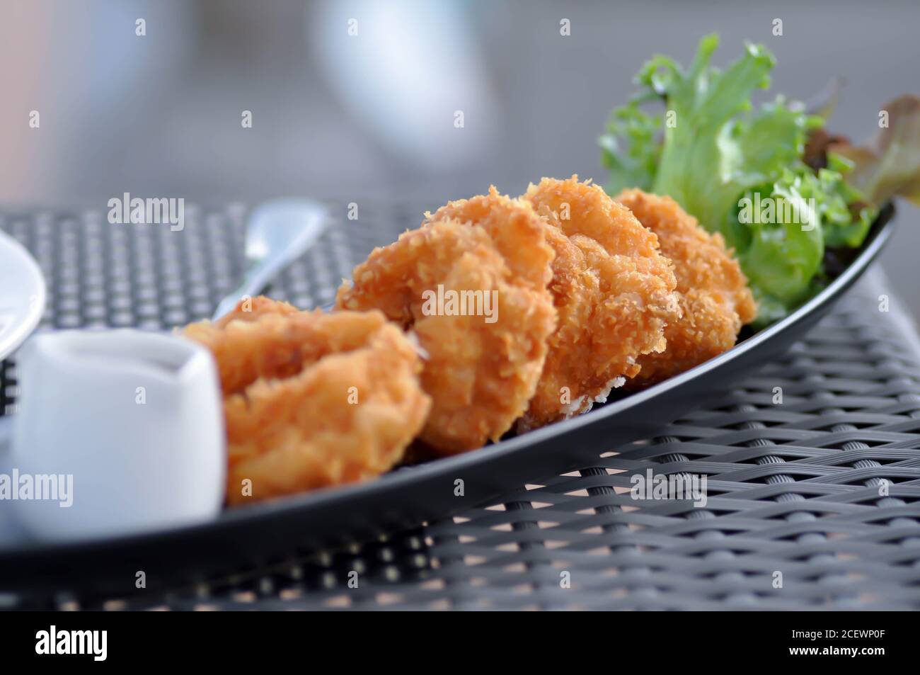 shrimp ball ,deep fried shrimp ball or fried shrimp ball Stock Photo ...