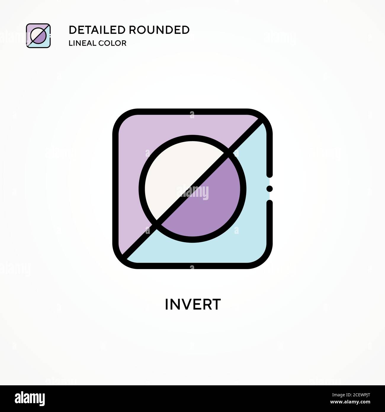 Invert vector icon. Modern vector illustration concepts. Easy to edit ...