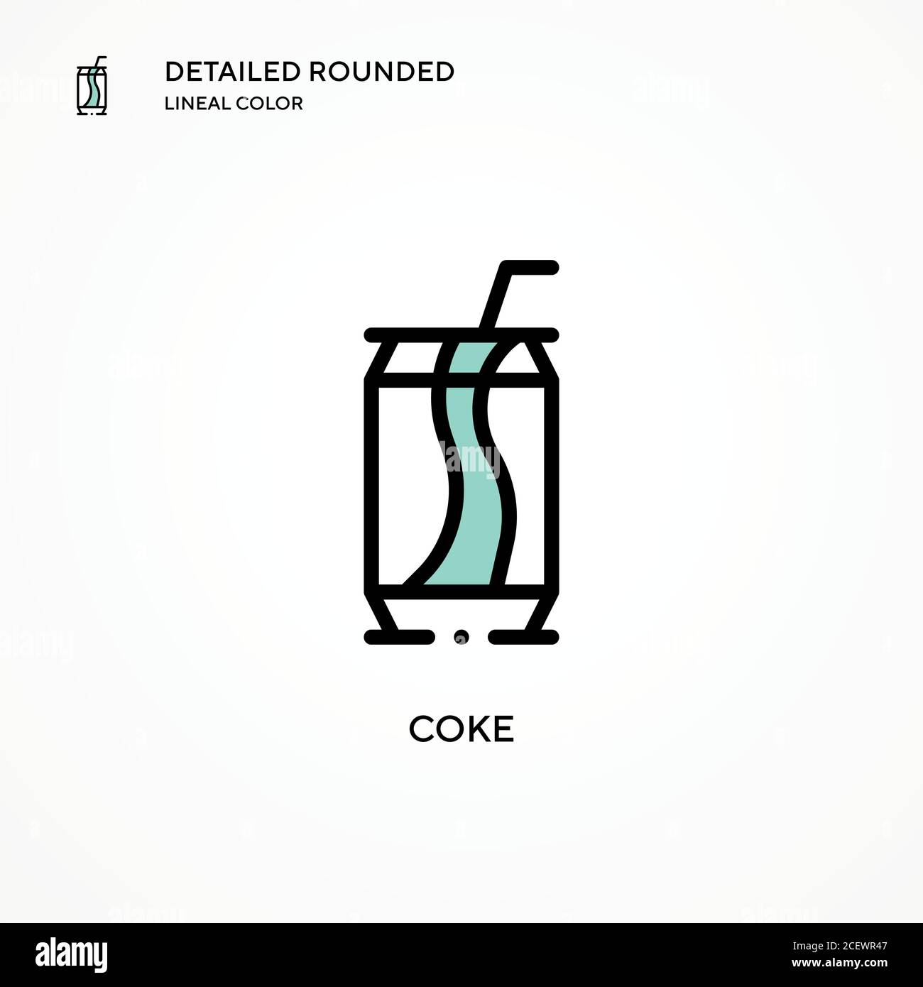 Coke glass Stock Vector Images - Alamy