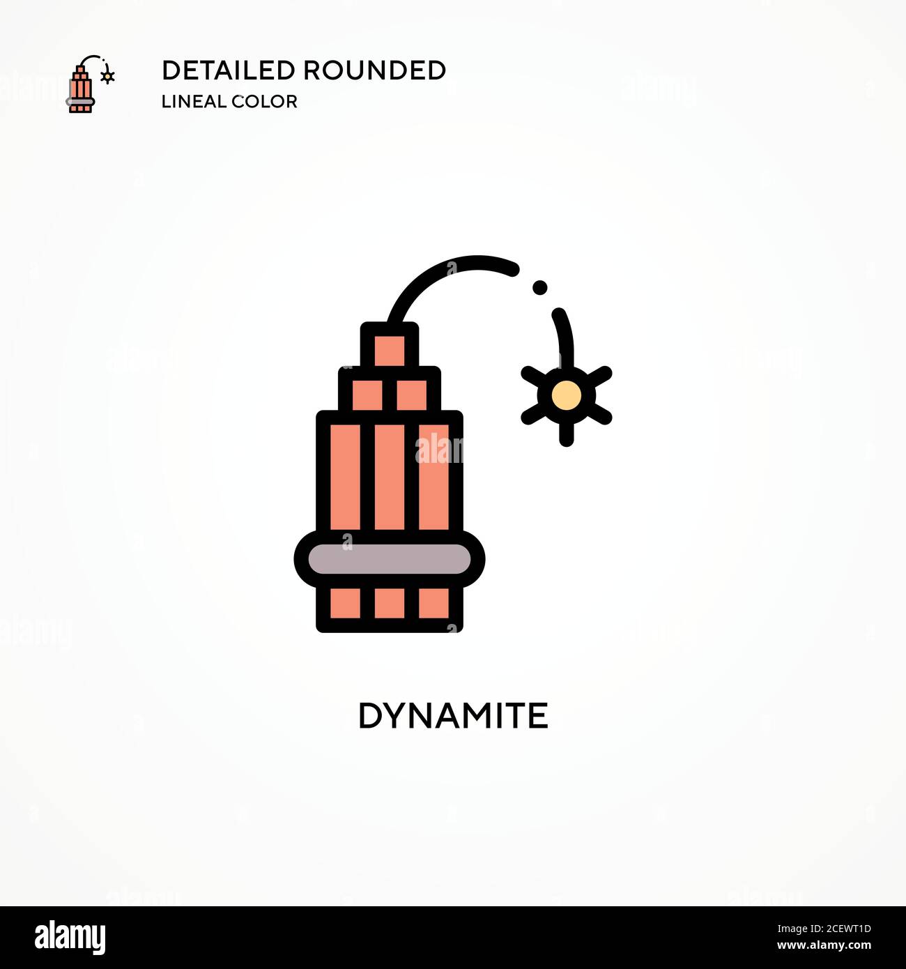 Dynamite vector icon. Modern vector illustration concepts. Easy to edit ...
