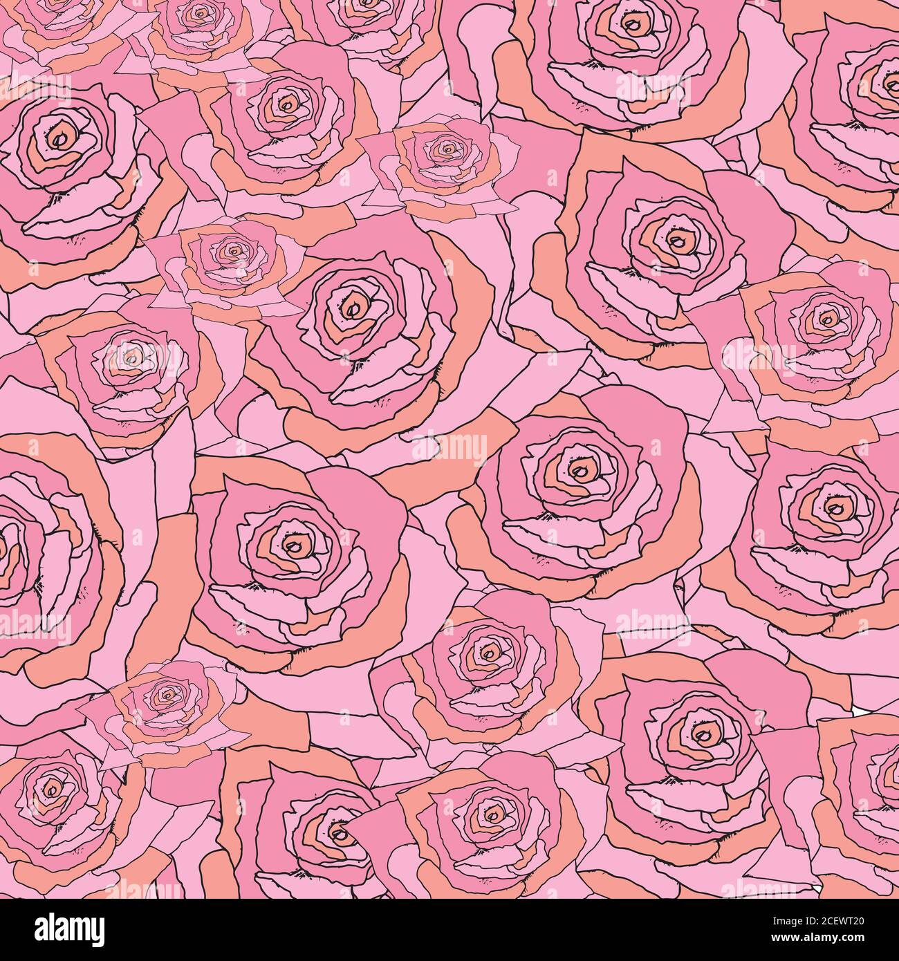 Book rose pattern Stock Vector Images - Alamy