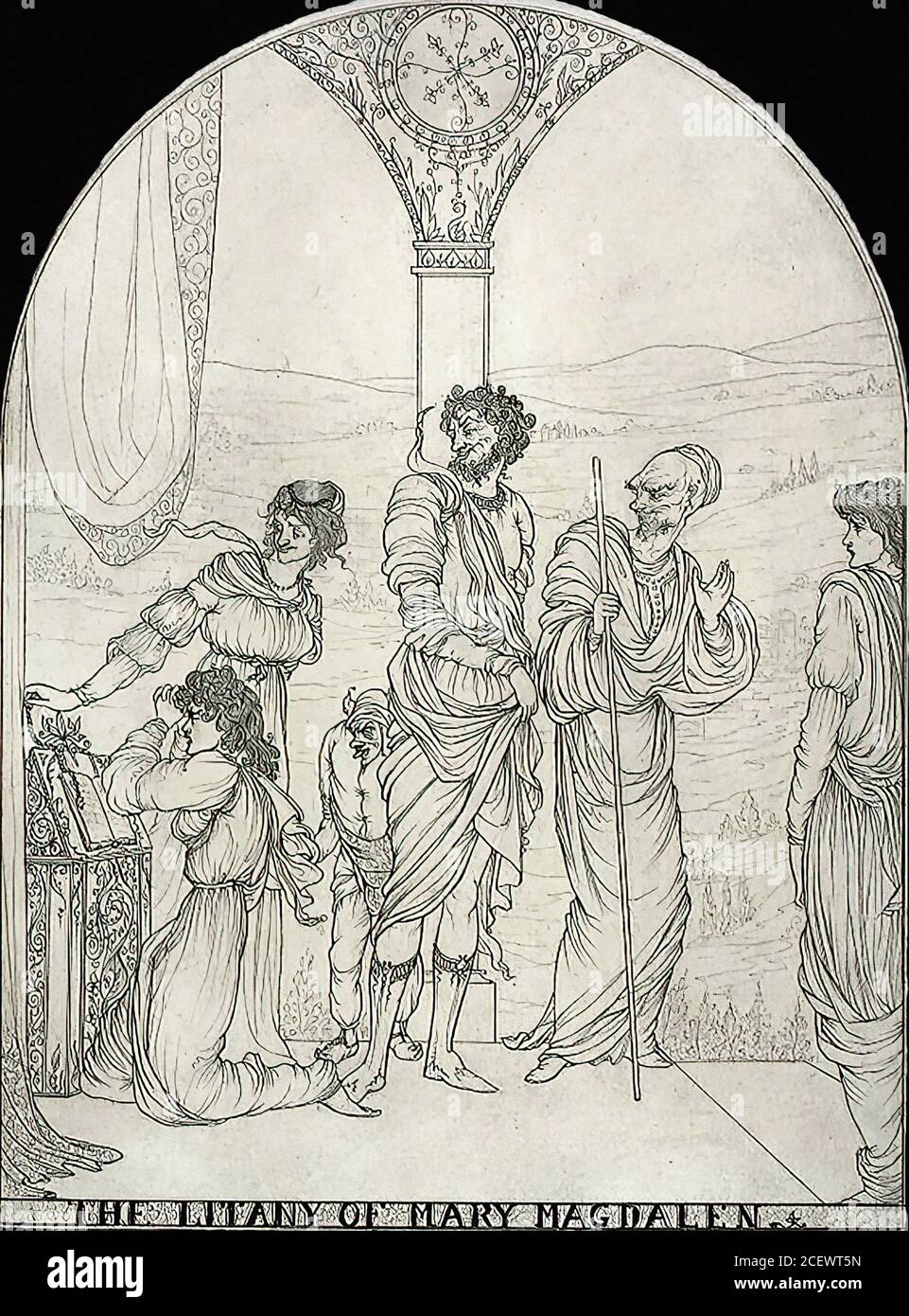 Beardsley Aubrey Vincent - the Litany of Mary Magdalen - British School ...
